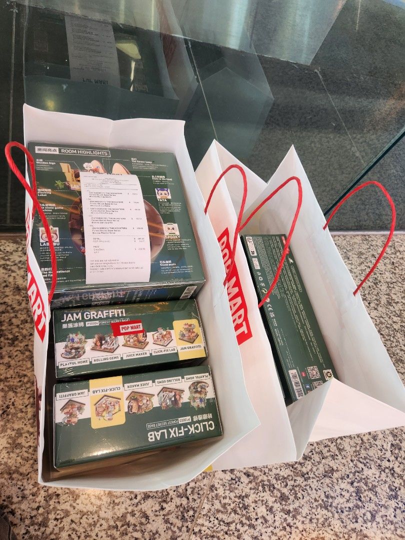 Popmart forest secret base labubu monster blocks, Hobbies & Toys, Toys ...