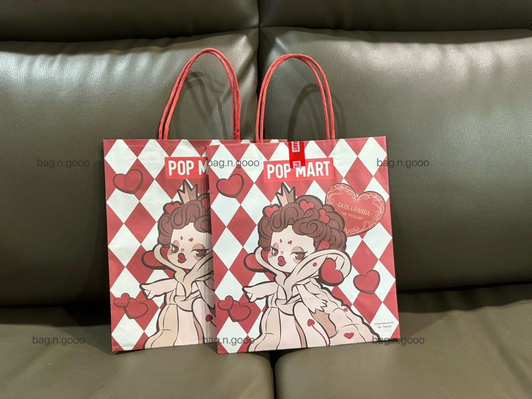 POPMART paper bag (big/ medium), Hobbies & Toys, Toys & Games on Carousell