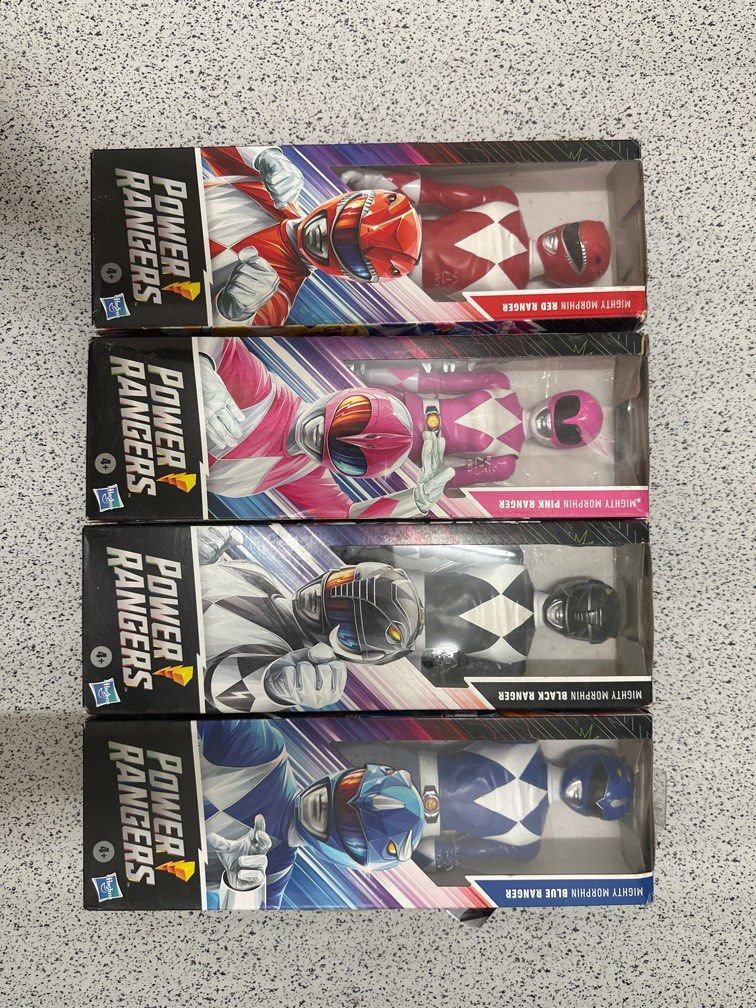 Power rangers hasbro lightning collection 12 inch set of 4, Hobbies ...