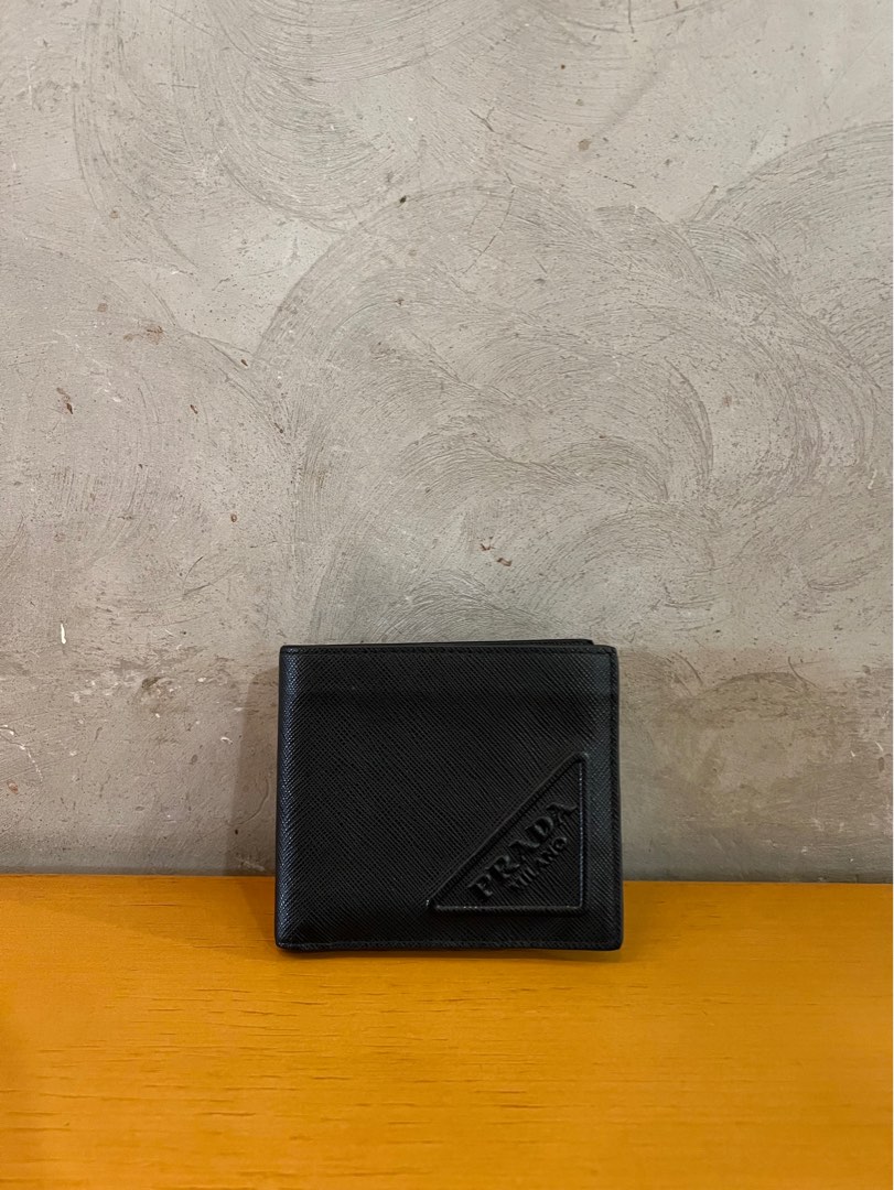 Prada Men Bifold Wallet, Luxury, Bags & Wallets on Carousell