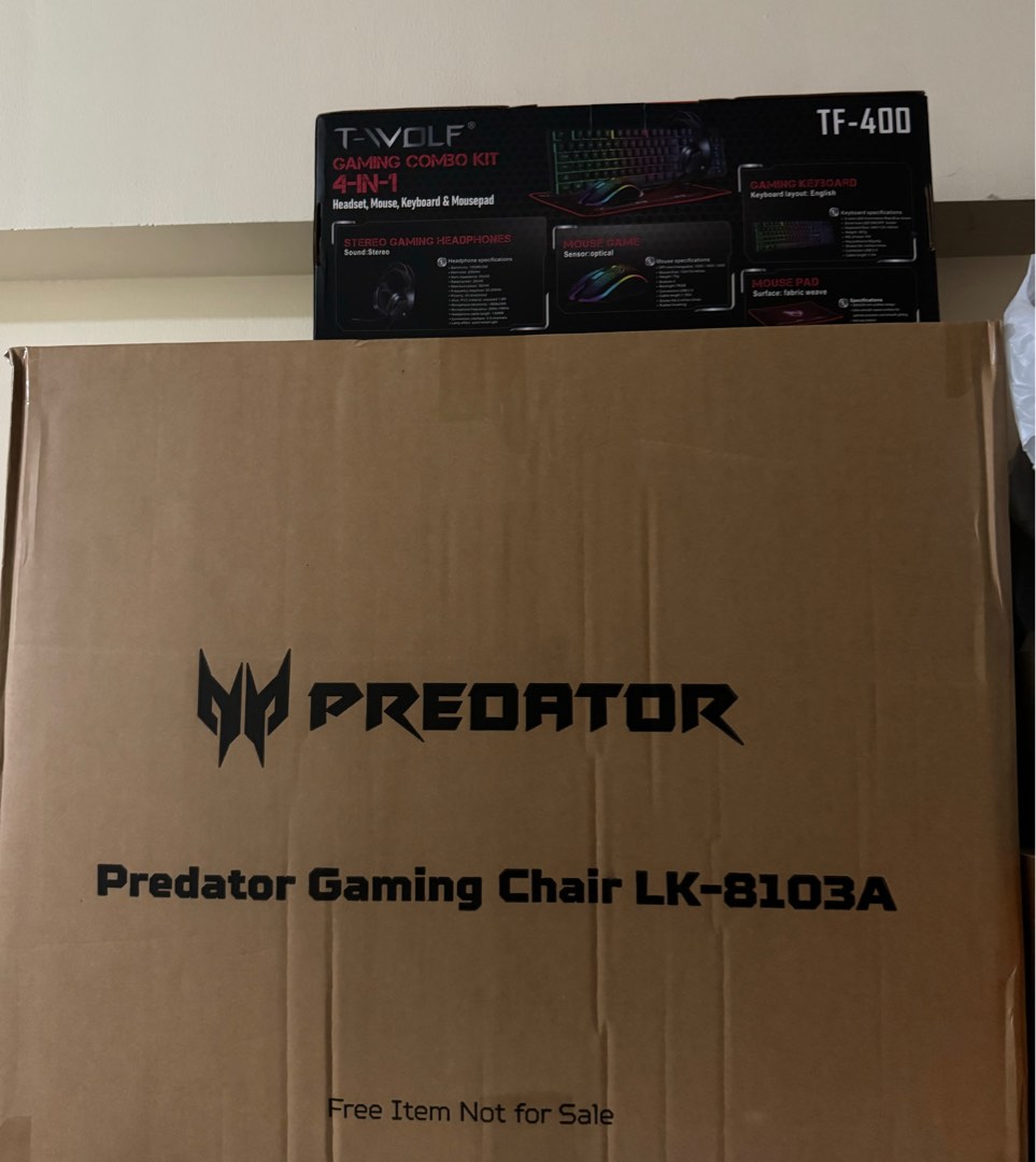 Predator gaming chair free Gaming keyboard, headphones & mouse ...