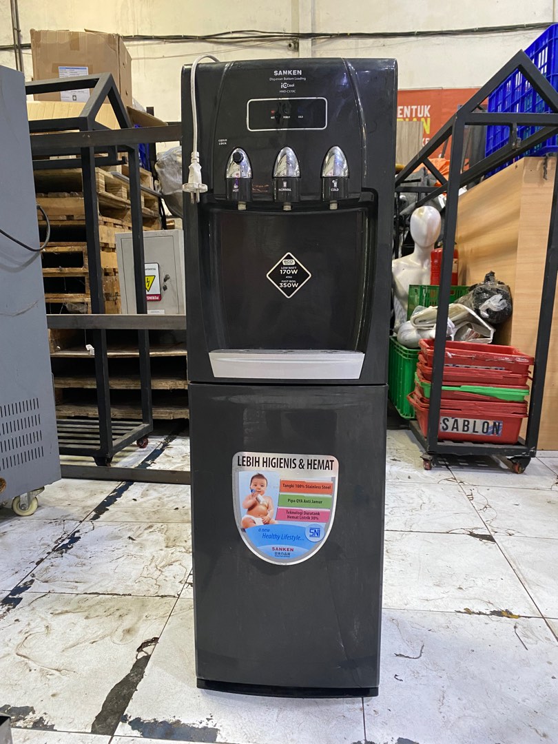 Sanken Dispenser Galon Bawah HWD-C523IC Hitam Bottom, Elektronik ...