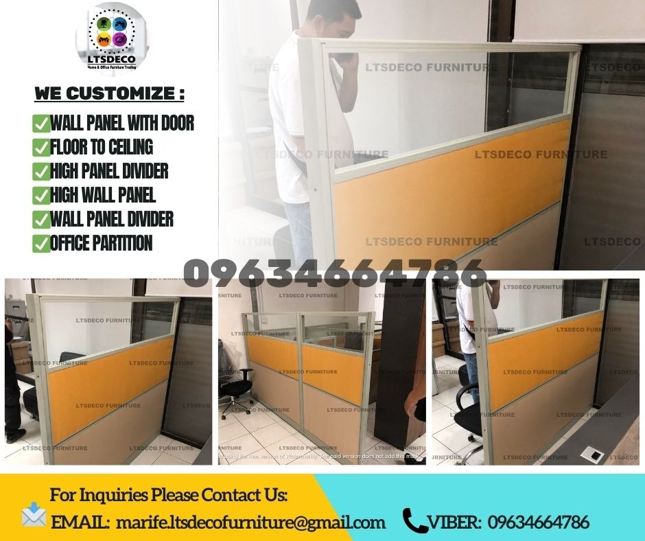SCREEN PANEL WITH GLASS FOR OFFICE TABLE OFFICE PARTITION FURNITURES ...