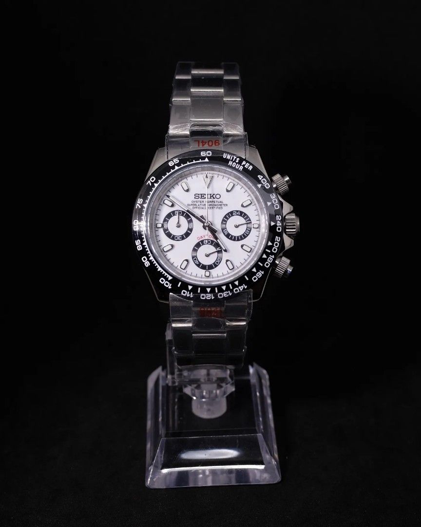 Seiko Mod Panda Daytona, Luxury, Watches on Carousell