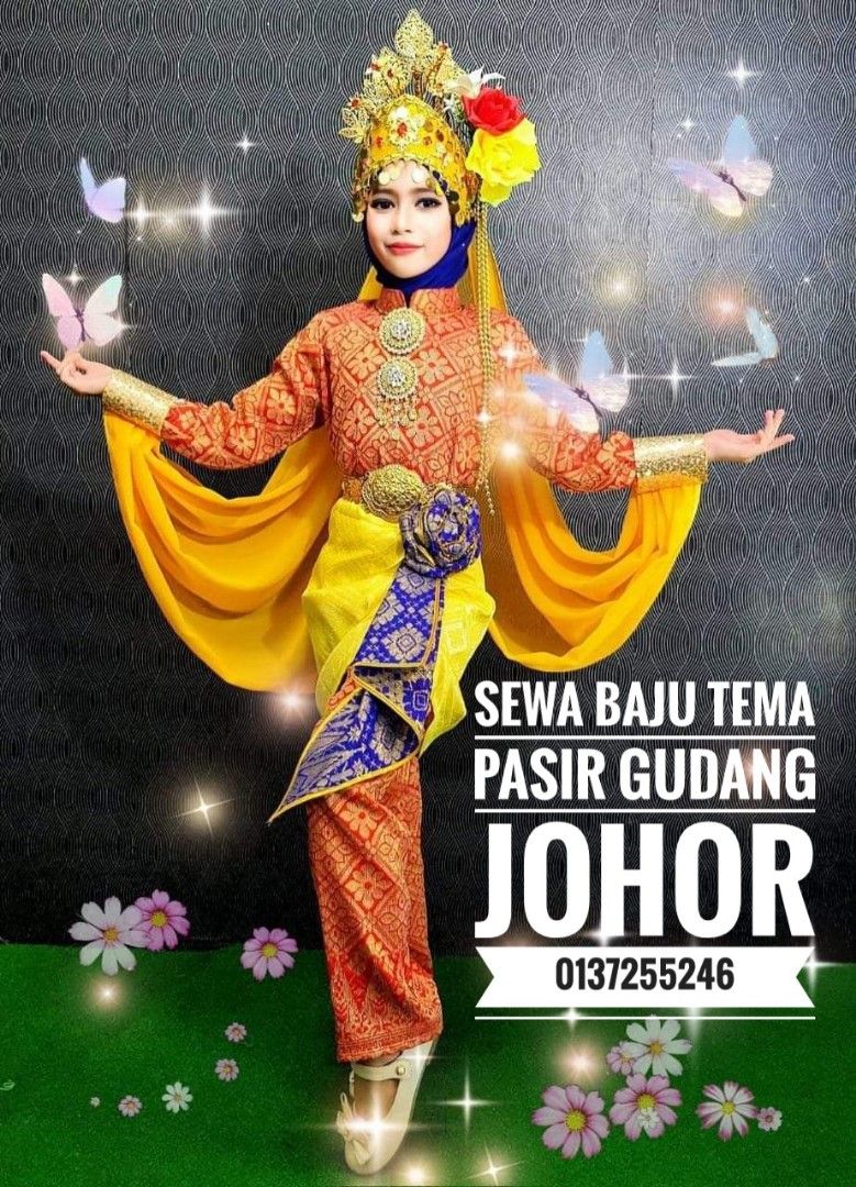 Sewa Busana Tradisional Songket Puteri Perak Tun Teja Srikandi, Women's Fashion, Dresses & Sets ...
