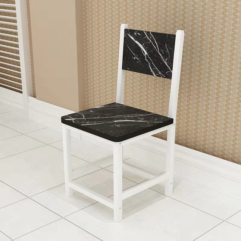 Simple steel chair chair back chair student chair home chair back snack ...