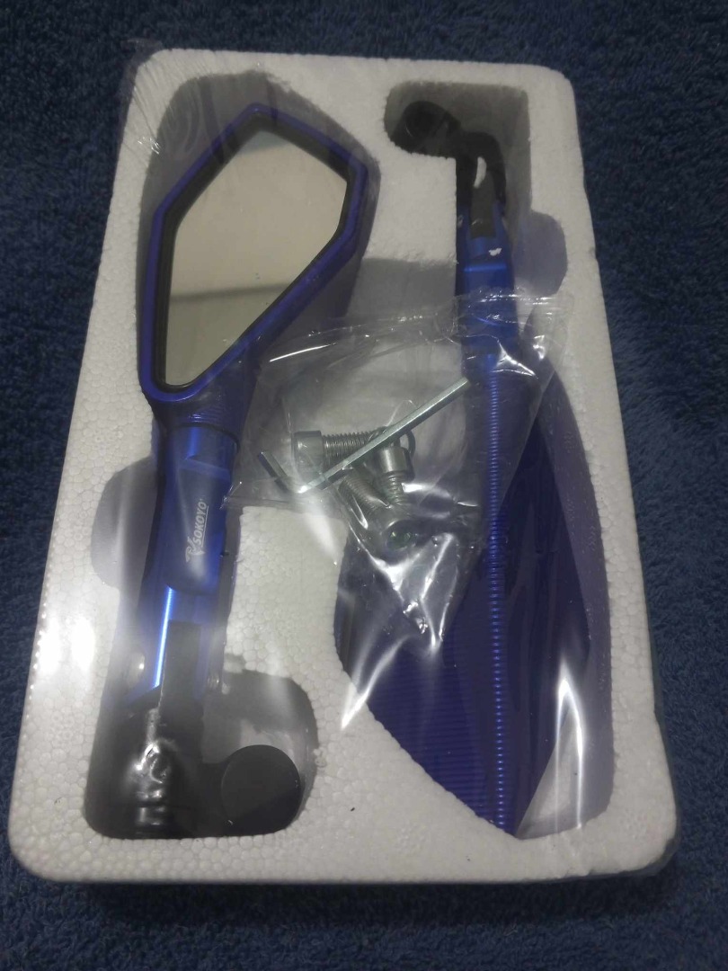 Sokoyo Universal Side Mirror (Blue), Everything Else, Others on Carousell