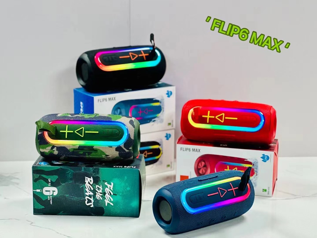 Speaker F6 MAX RGB Boombox Portable Wireless Bluetooth Speaker ...