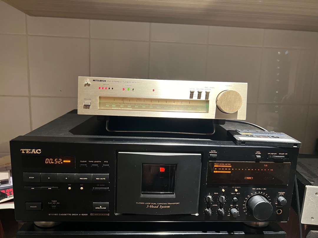teac v5000 三磁頭卡式座, 音響器材, 錄音機 - Carousell