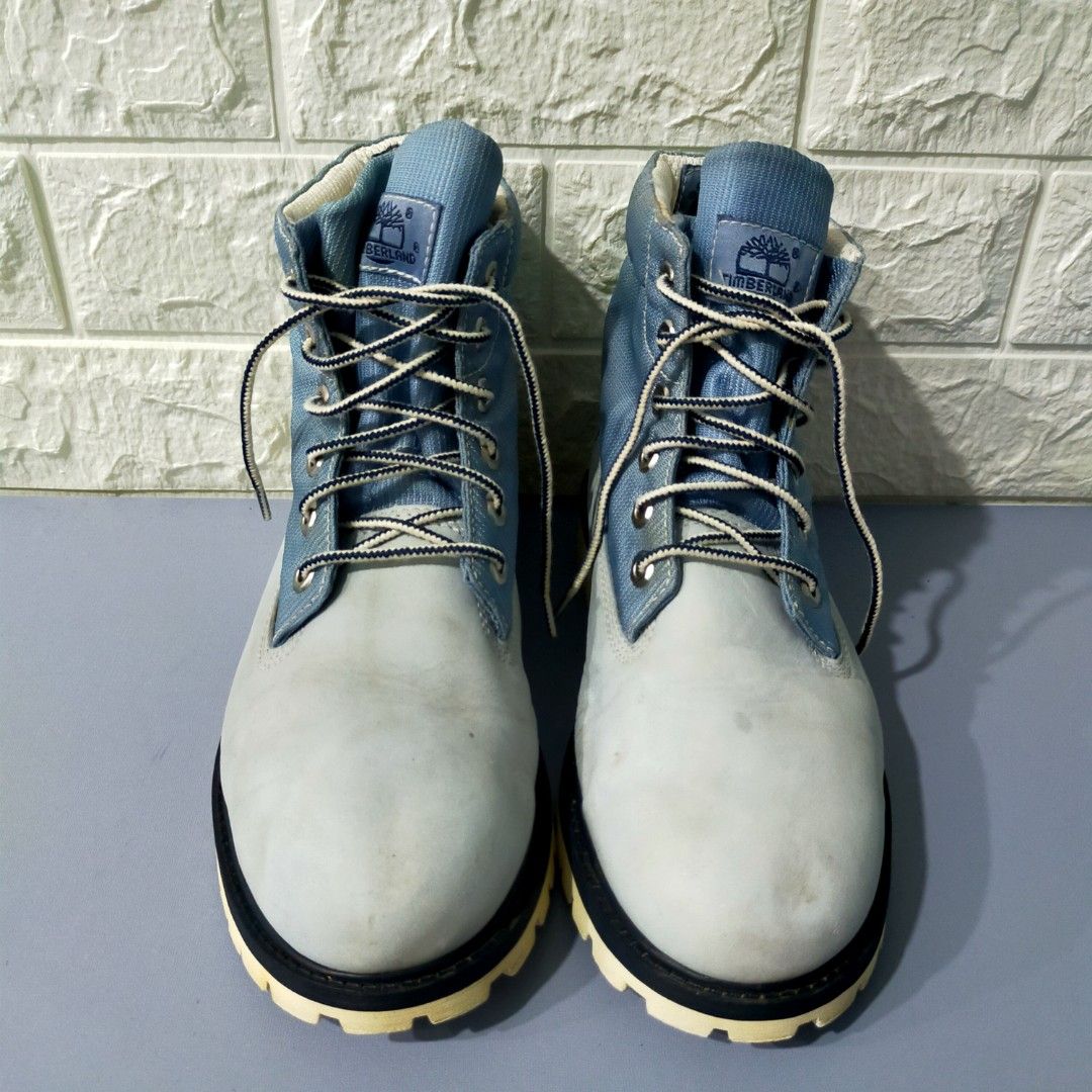 Timberlands Roll Top Boot Blues/6UK, Men's Fashion, Footwear, Boots on Carousell
