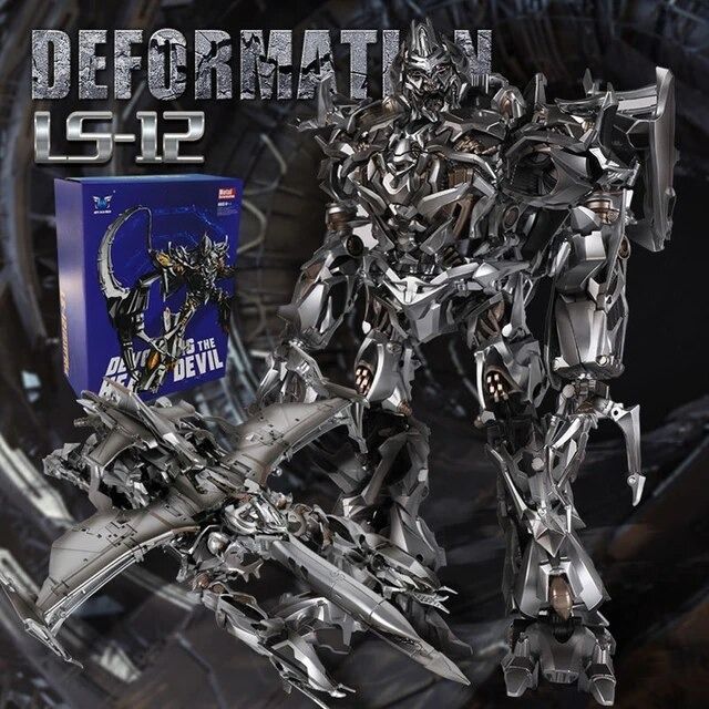 Transformers Aoyi Mech LS12 Megatron Black Mamba MPM8 Air Jet Fighter ...