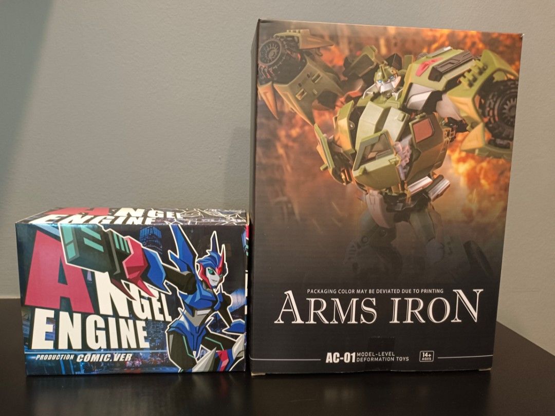 Transformers Prime APC Toys Figures Angel Engine Arcee & Arms Iron ...
