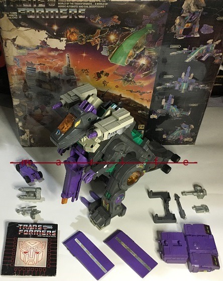 Trypticon G1 Transformers Dinobot (1986) With Box Inserts & accessories ...