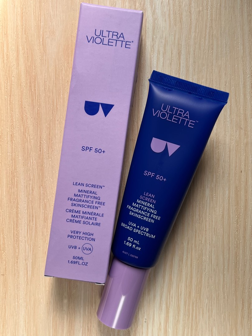 Ultra violette mineral mattifying fragrance free skin screen sunscreen ...