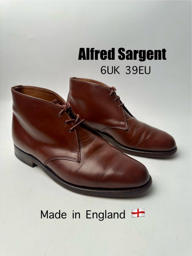 Used Alfred Sargent Mid Cut, Men's Fashion, Footwear, Boots on Carousell