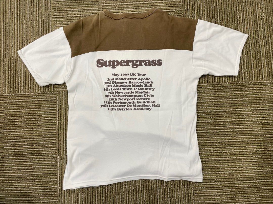 vintage 90s Supergrass Band shirt, Men's Fashion, Tops & Sets, Tshirts ...