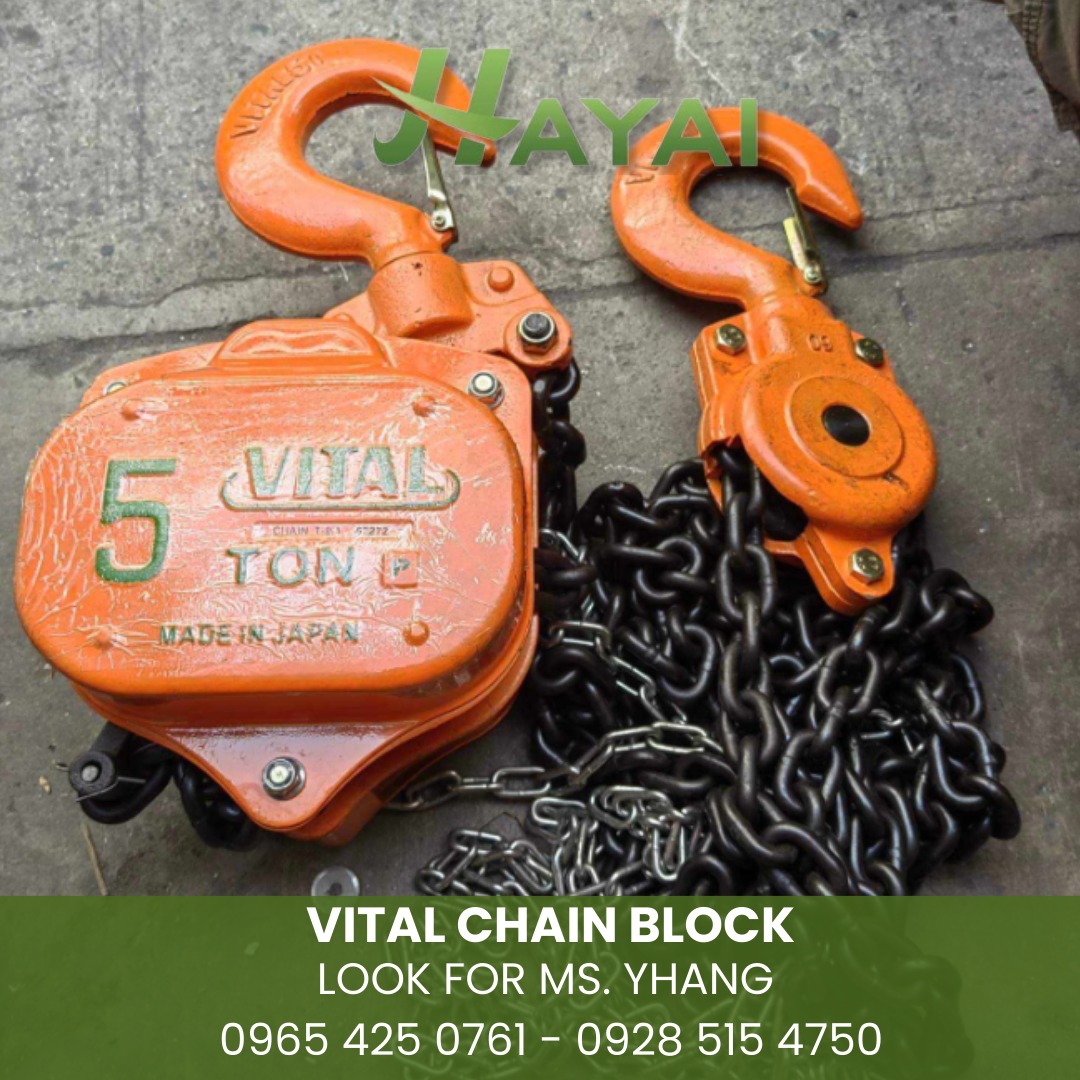VITAL CHAIN BLOCK, Commercial & Industrial, Construction Tools ...