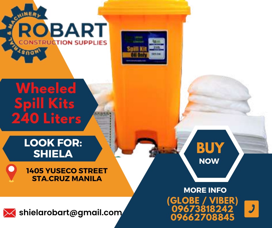 Wheeled Spill Kits, Commercial & Industrial, Construction Tools ...