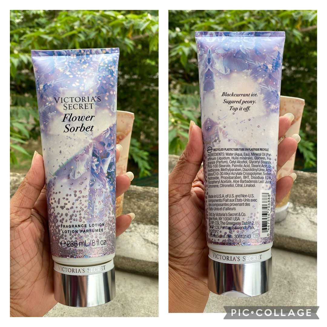 101% original Victoria Secret Lotion FLOWER SORBET, Beauty & Personal ...