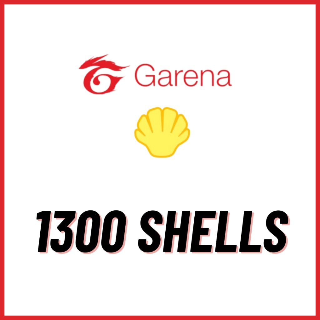 1300 Garena Shells Malaysia Cheapest Free Fire FF Call of Duty COD ...