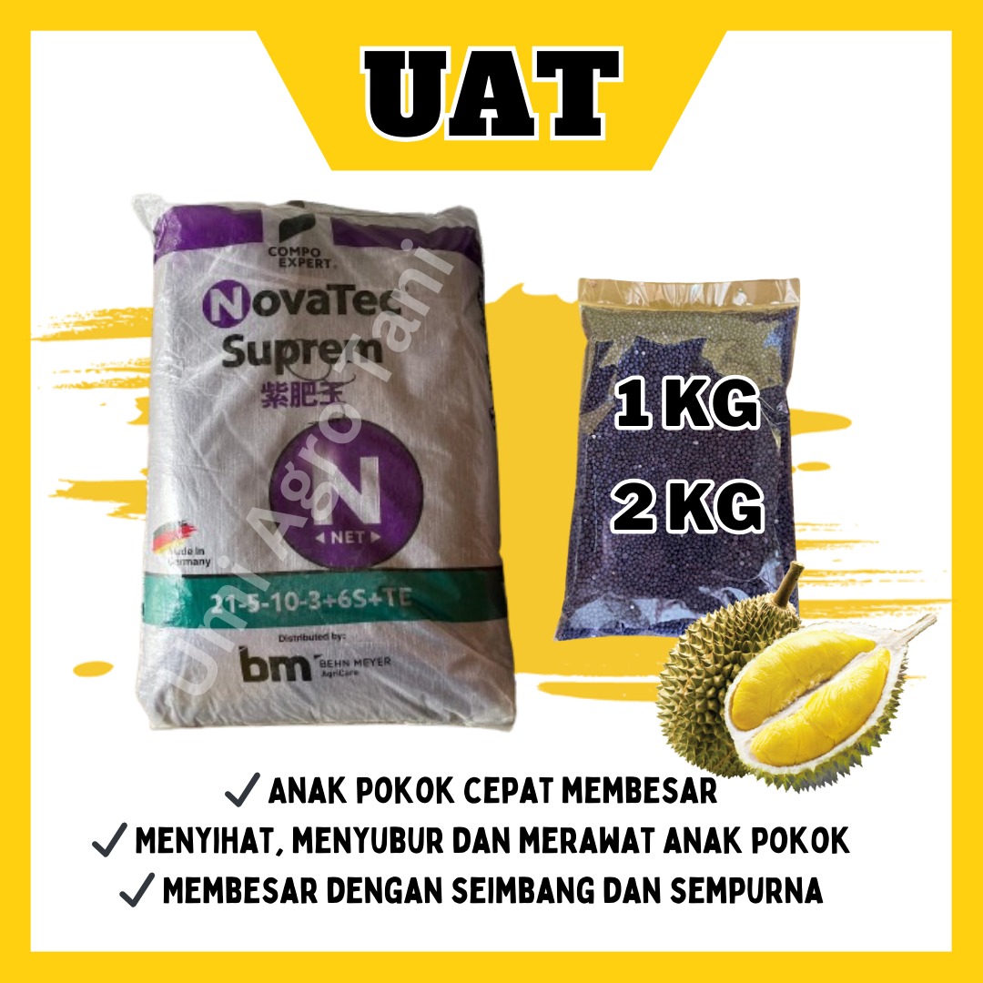 [2KG] NOVATEC SUPREM (21-5-10-3+6S+TE) BAJA SUBUR BAJA PEMBESARAN ANAK ...