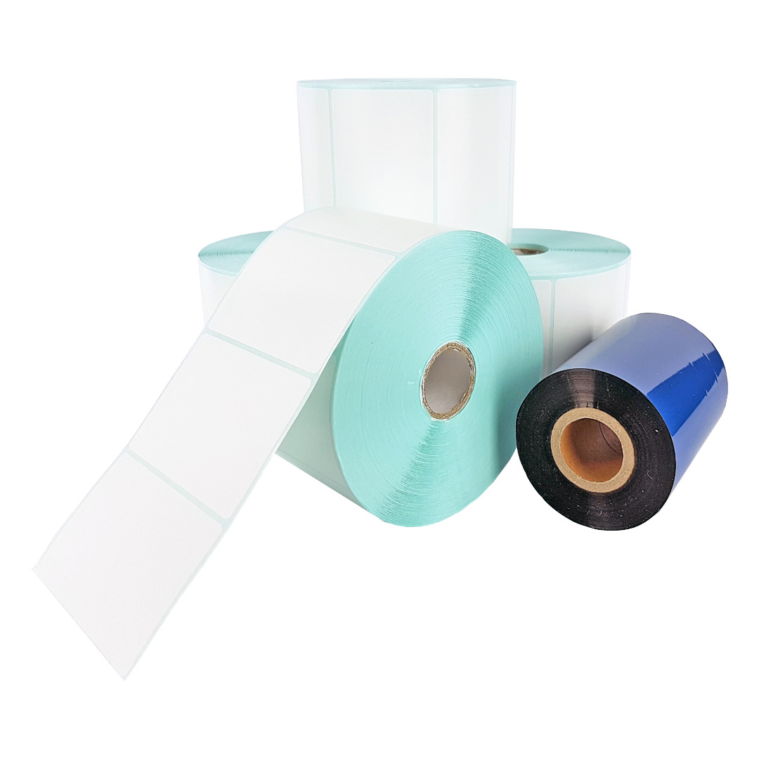 2.5 x 2.5 Vinyl Waterproof Barcode Labels For High Freeze Product ...