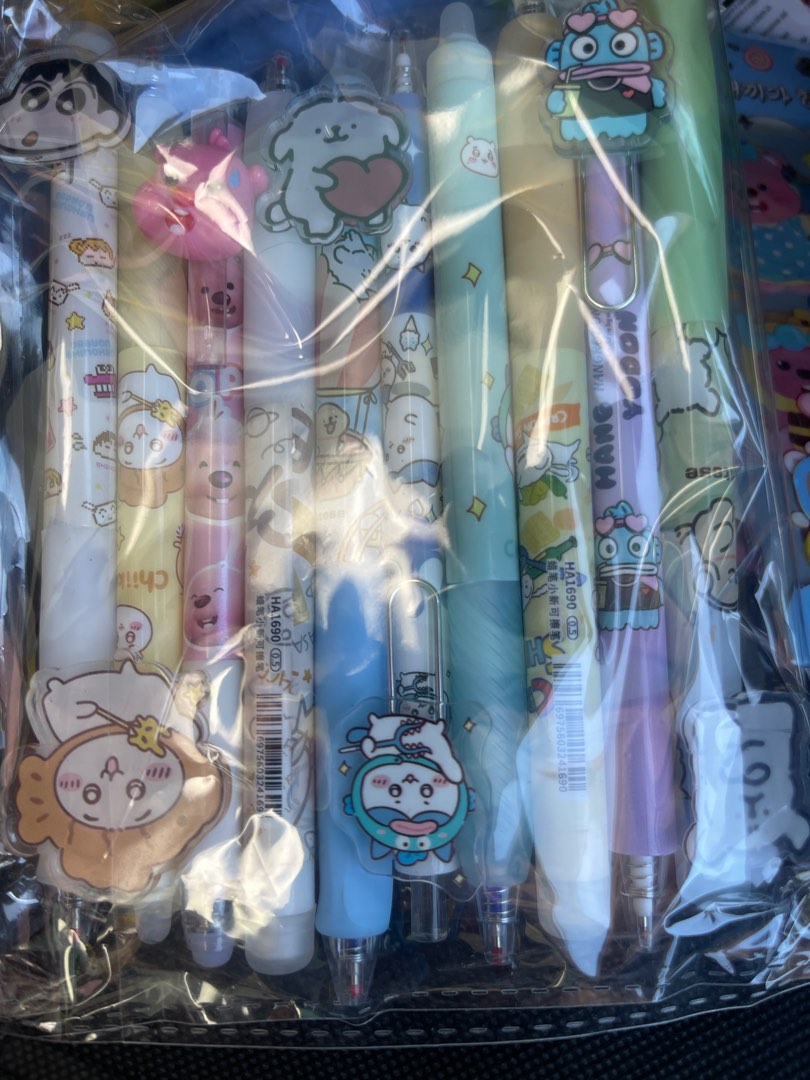 卡通原子筆$5-10一枝（小丸子/Winnie the Pooh /tom& jerry/maltese 線條小狗/duffy Olu Mel ...