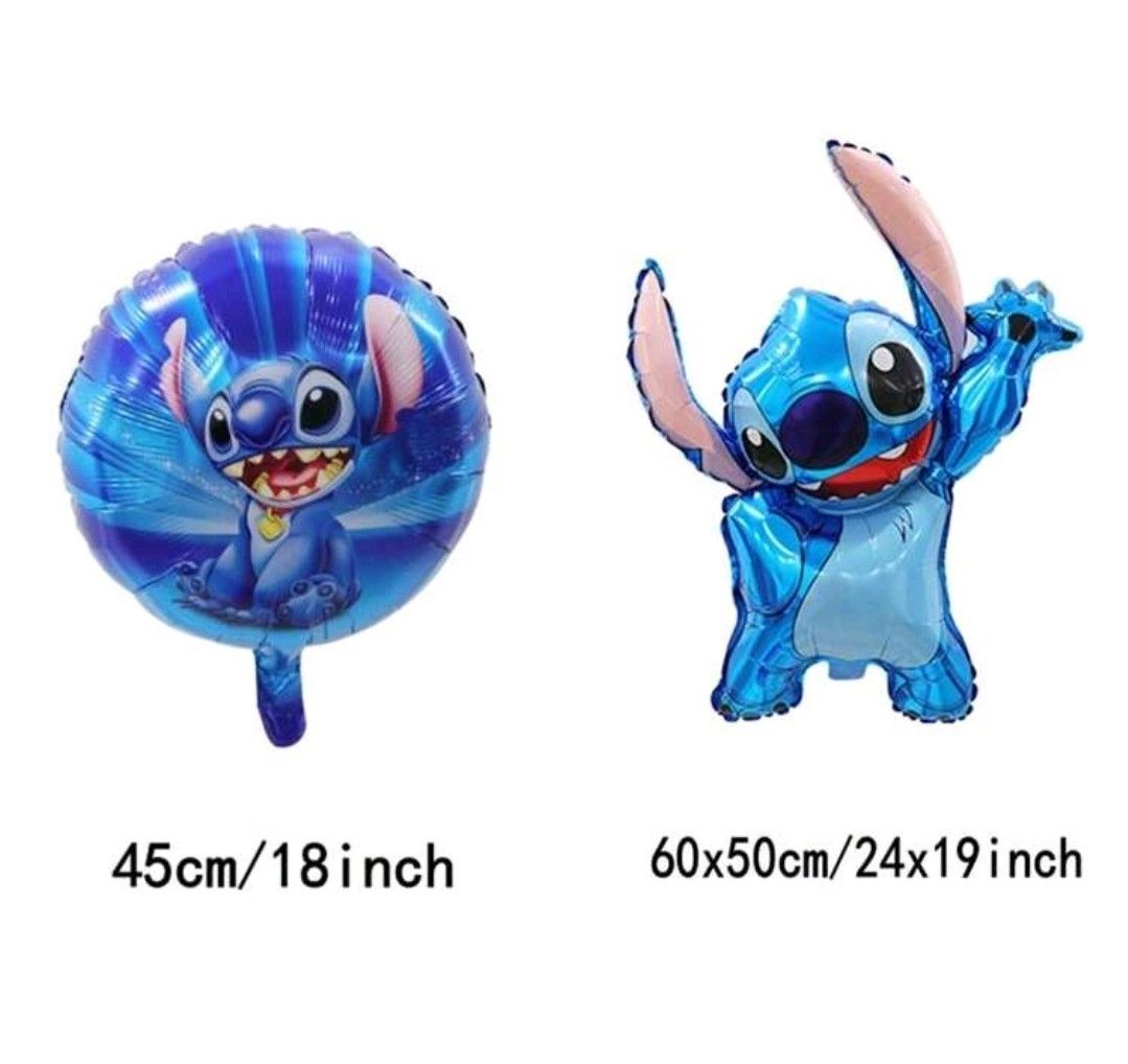 5PCS/SET! HBD LILO AND STITCH / STITCH GF GIRLFRIEND ANGEL THEME HAPPY ...
