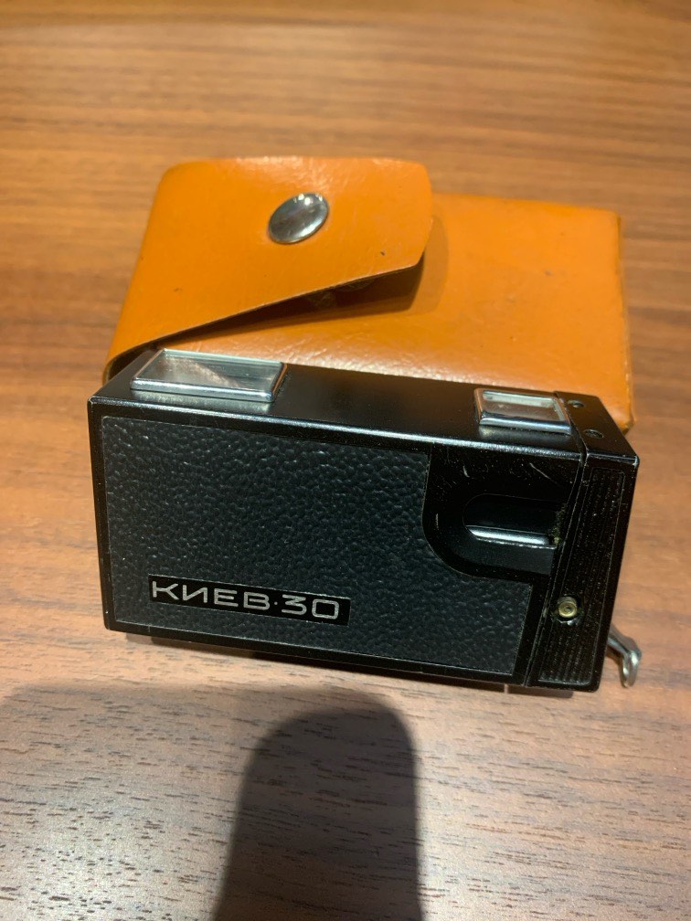 舊菲林相機 Kiev 30 Subminiature 16mm Photo Film Camera KGB SPY Vintage ...