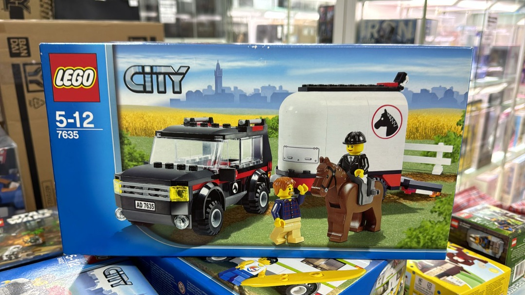 sold 全新 Lego 7635 4WD With Horse Trailer City 城市系列 馬車, 興趣及遊戲, 玩具 & 遊戲類 ...