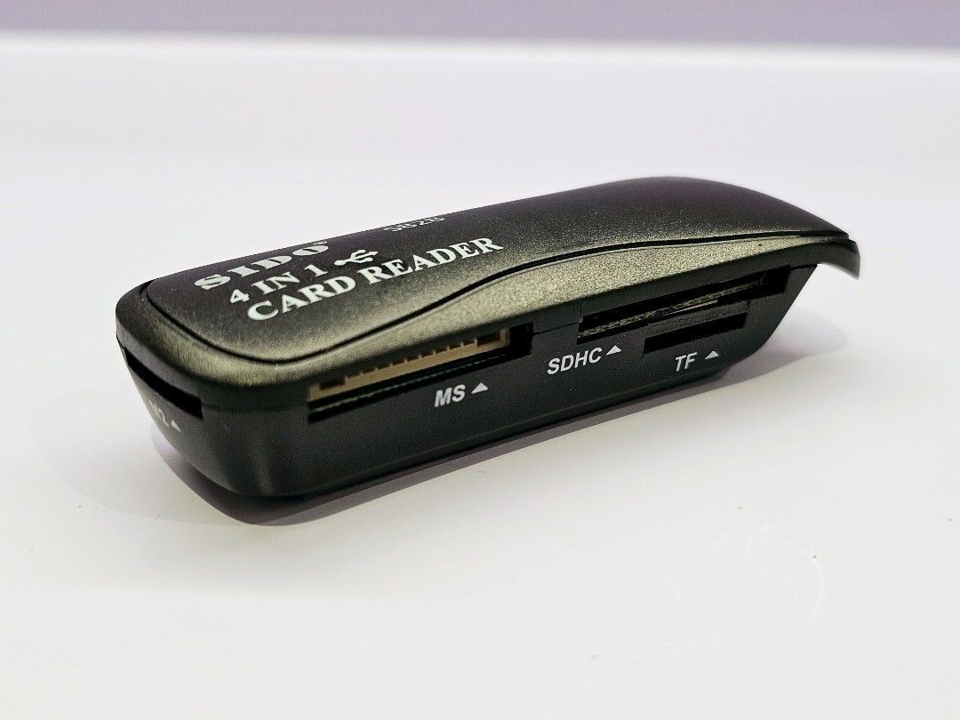 全新 SIDO 4 in 1 Card Reader 4合1 讀卡器, 電腦＆科技, 電腦周邊及配件, 電腦線、轉接線及轉換器 - Carousell