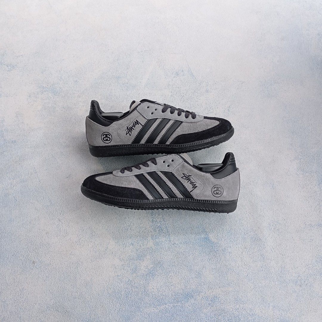 Adidas Samba X Stussy, Fesyen Pria, Sepatu , Sneakers di Carousell