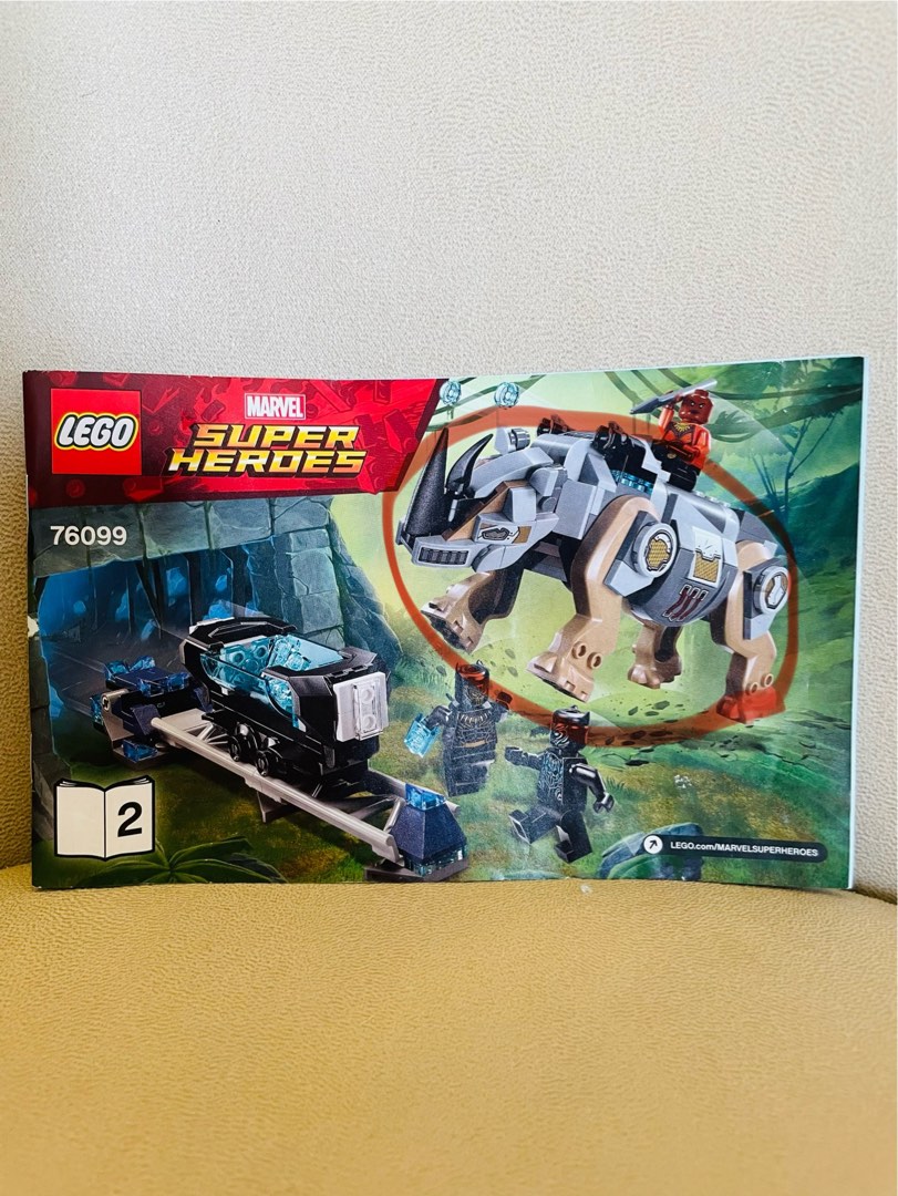 Authentic LEGO 76099: Rhino Face-Off by the Mine (Rhino only), Hobbies ...