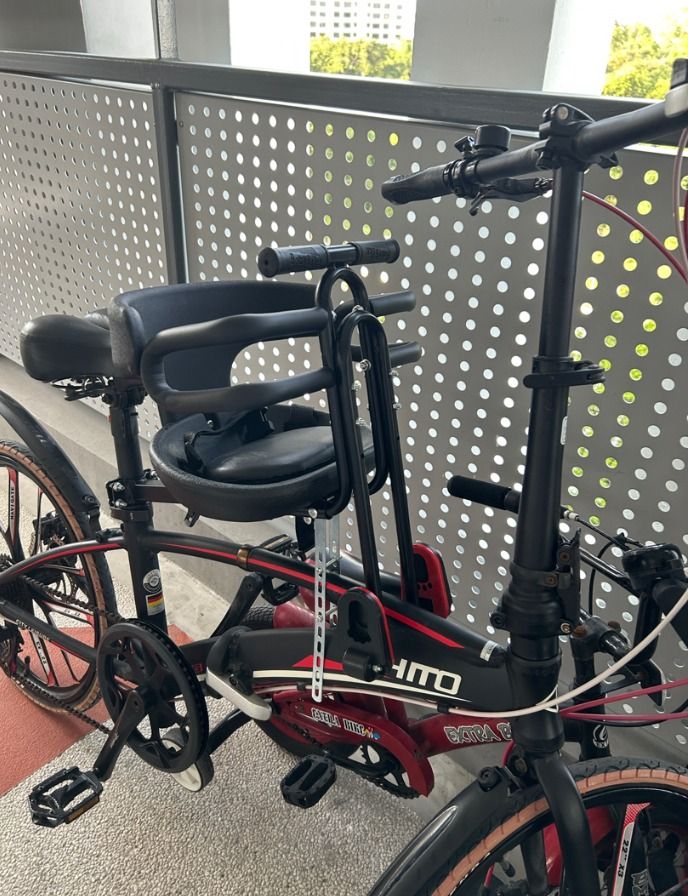 Bicycle Front Baby Child Safety Seat Pedal Cushion Support Seat - MTB ...