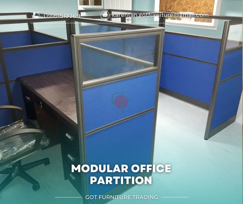 BPO Office Cubicles | Office Partition with Table | Divider., Furniture ...