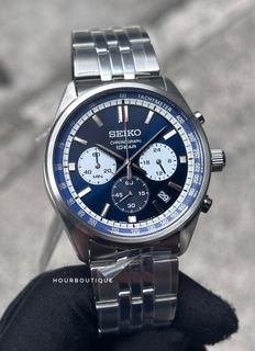 Brand New Seiko Quartz Olive Green Sapphire Crystal Watch SUR527P1, Men ...