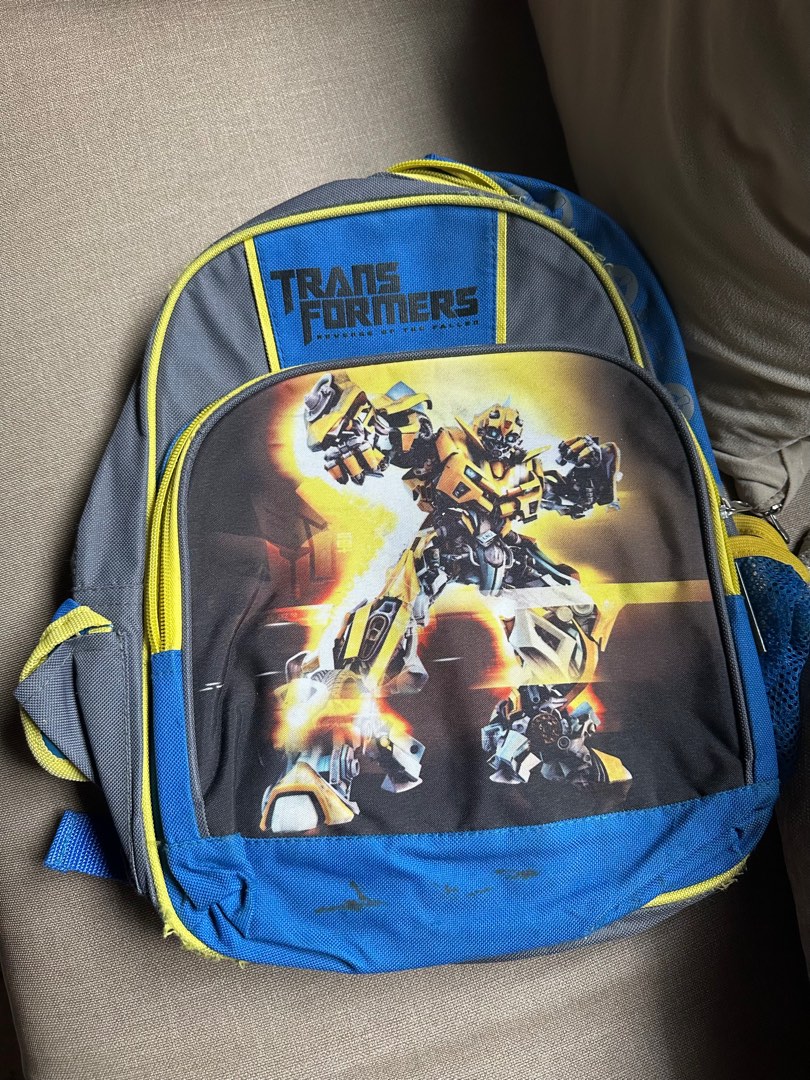 Bumblebee Transformers Backpack, Women's Fashion, Bags & Wallets ...