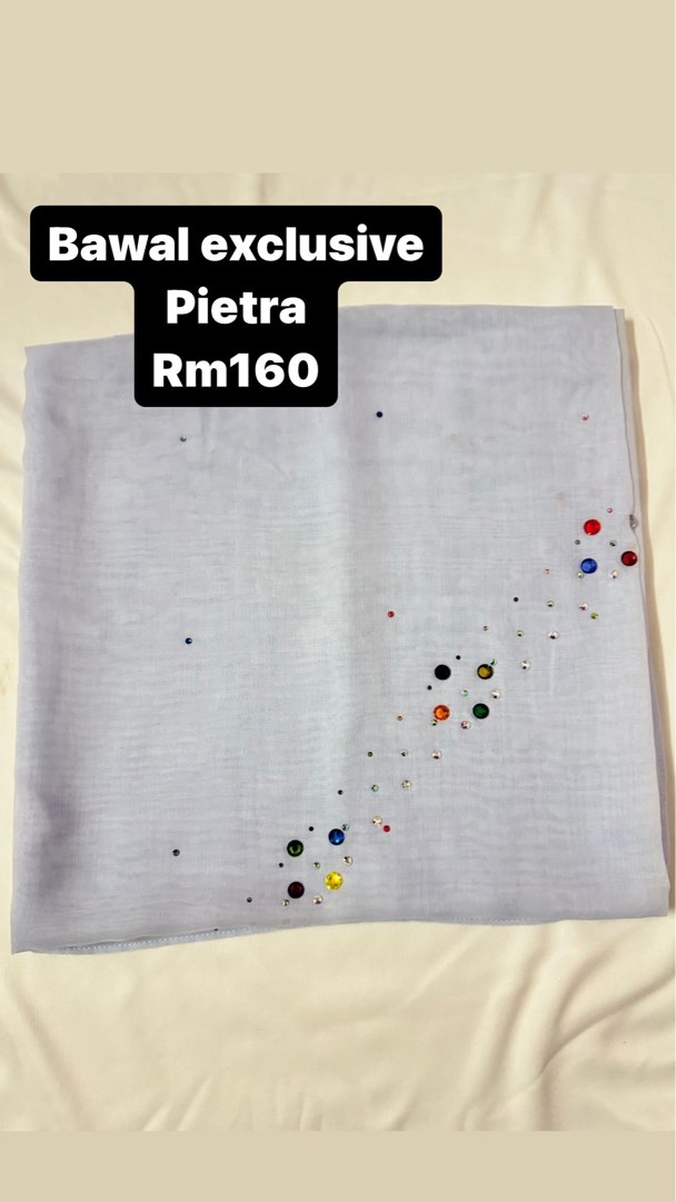 BWAL EXCLUSIVE PIETRA, Women's Fashion, Muslimah Fashion, Hijabs on ...