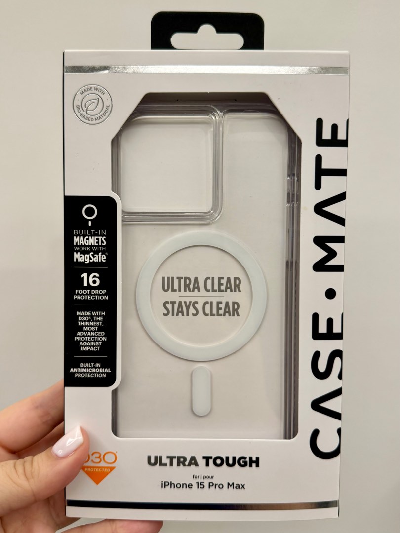 Casemate D30 Ultra Tough Non-Yellowing case for iPhone 15 pro max ...