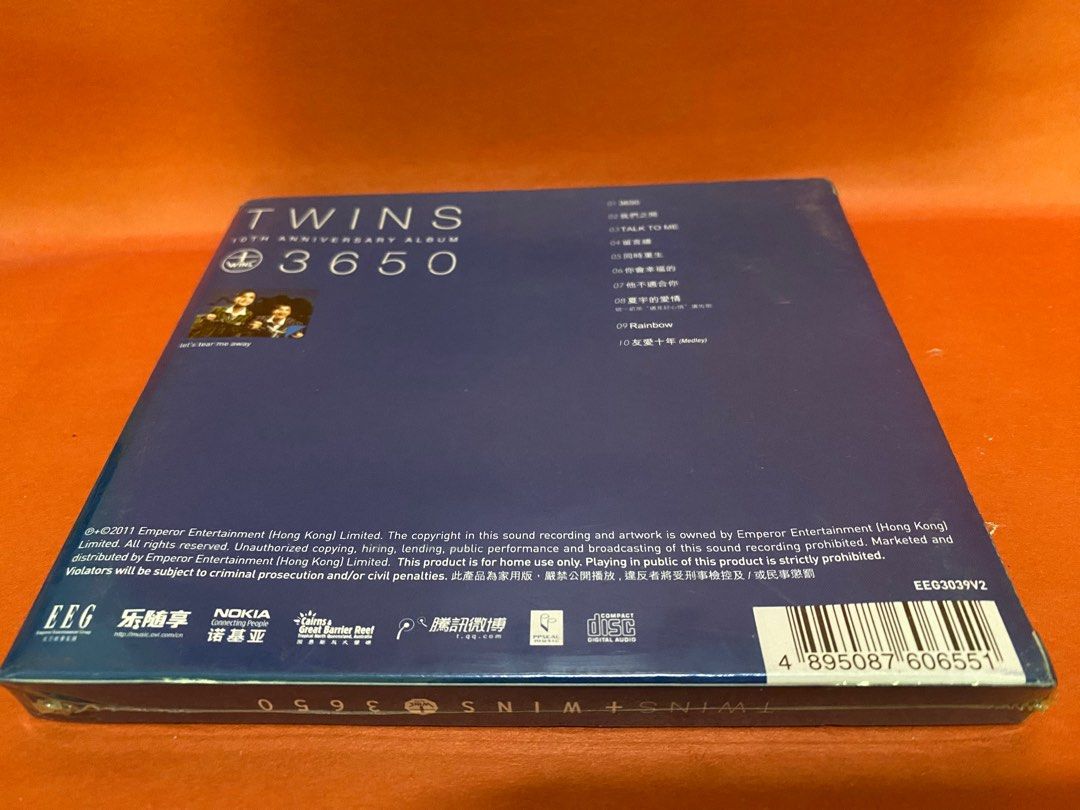 [CD] TWINS 10TH ANNIVERSARY ALBUM - 3650 [2011], Hobbies & Toys, Music ...