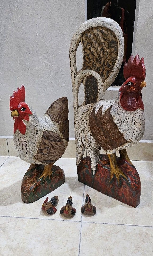Chicken Display set, Furniture & Home Living, Home Decor, Other Home ...
