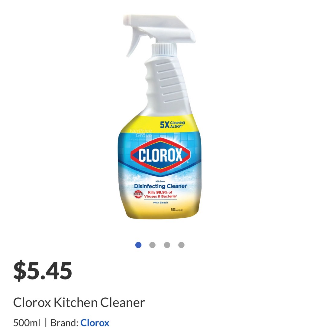 Clorox kitchen cleaner 500ml, Furniture & Home Living, Cleaning ...