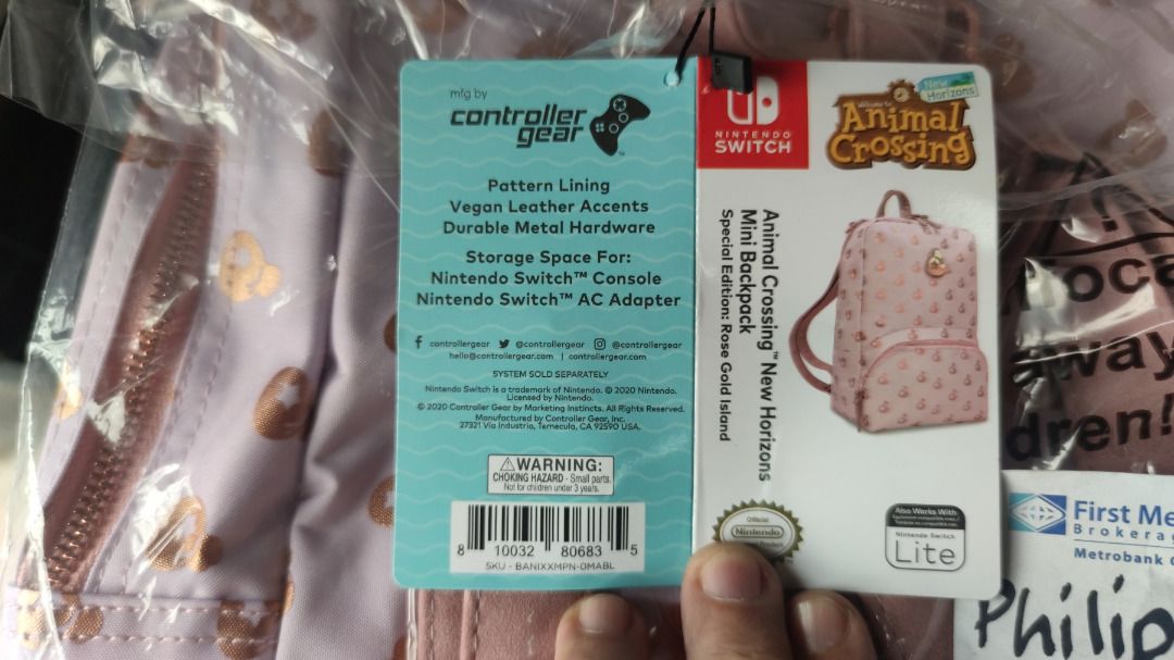 Animal Crossing Nintendo Switch Backpack (OFFICIAL LICENSED PRODUCT ...