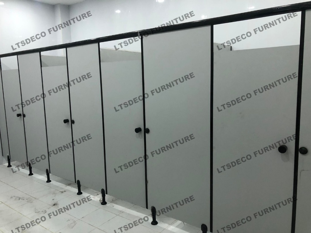 Customized high toilet panel divider partition / wall toilet partition ...