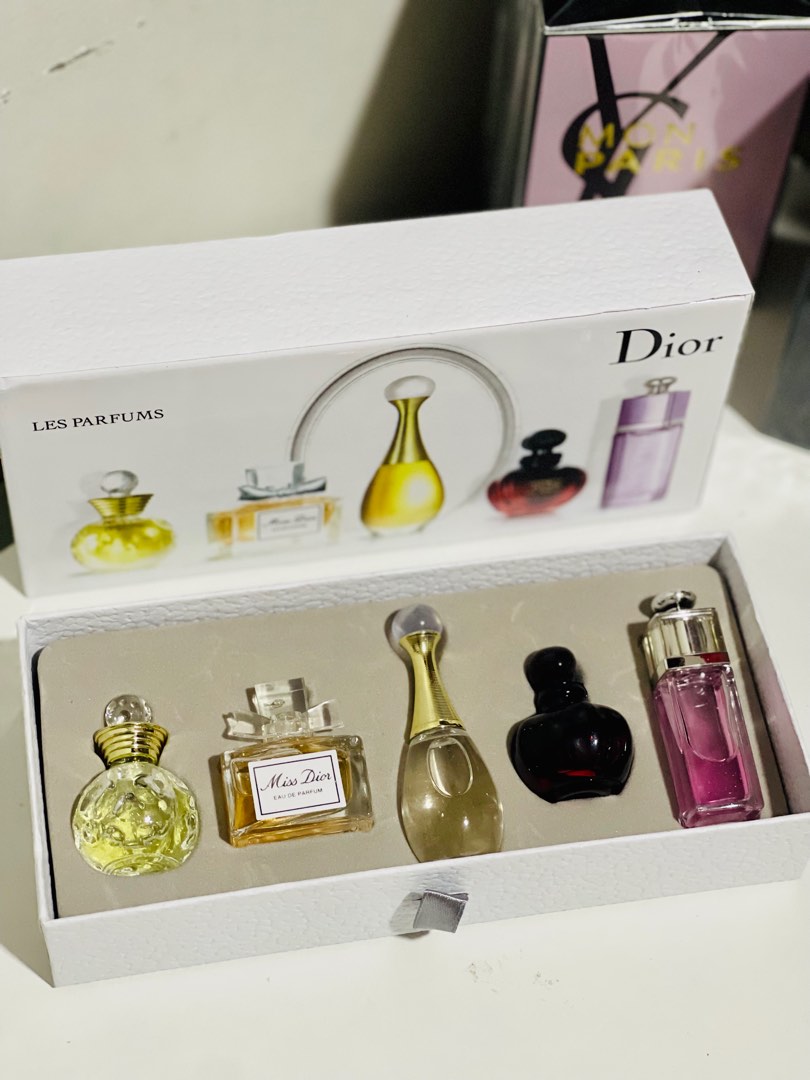 Dior perfume set mini, Beauty & Personal Care, Fragrance & Deodorants ...