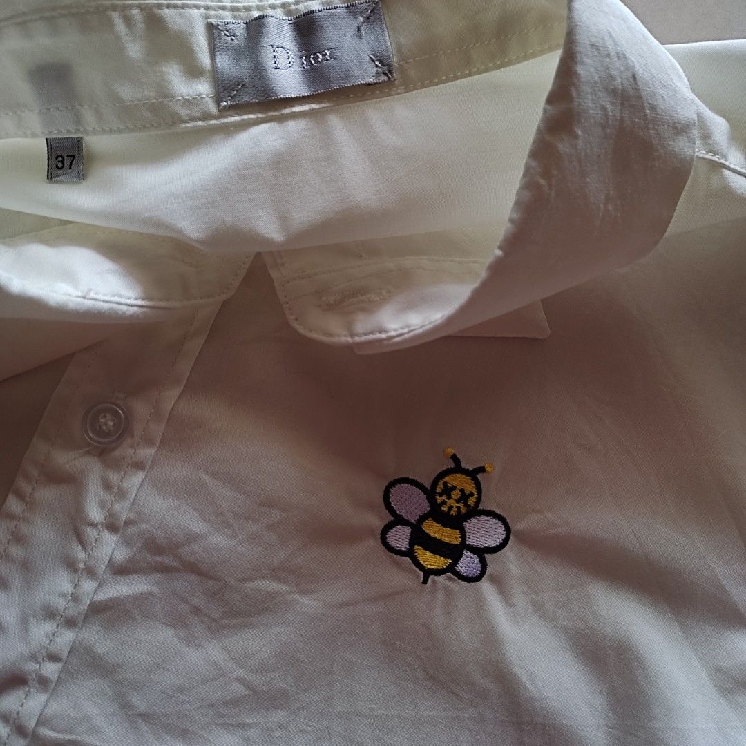 Christian dior x kaws bee shirt, Men's Fashion, Tops & Sets, Tshirts ...