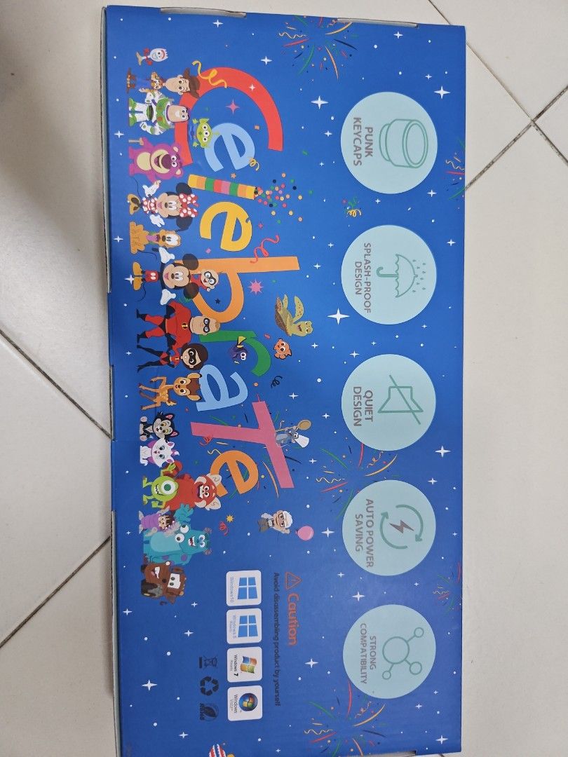Disney 100 Wireless keyboard, Computers & Tech, Parts & Accessories ...