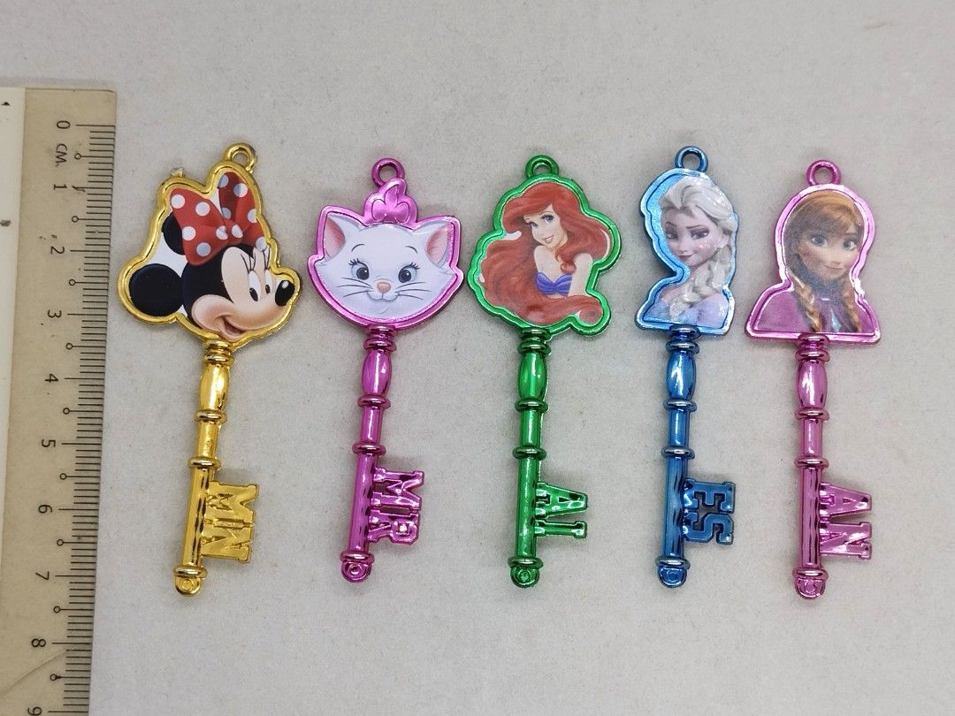 Disney Characters Colorful Plastic Keys, Hobbies & Toys, Toys & Games ...