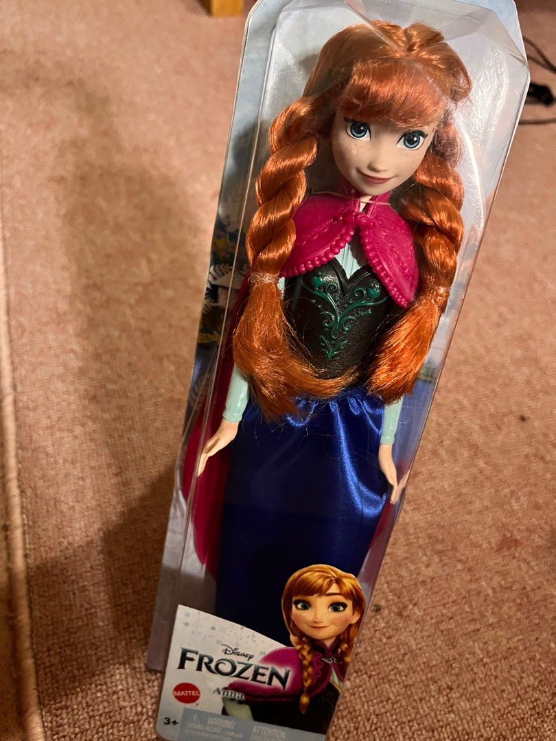 New Disney Frozen Anna Mattel Boneka masih tersegel, Toys ...