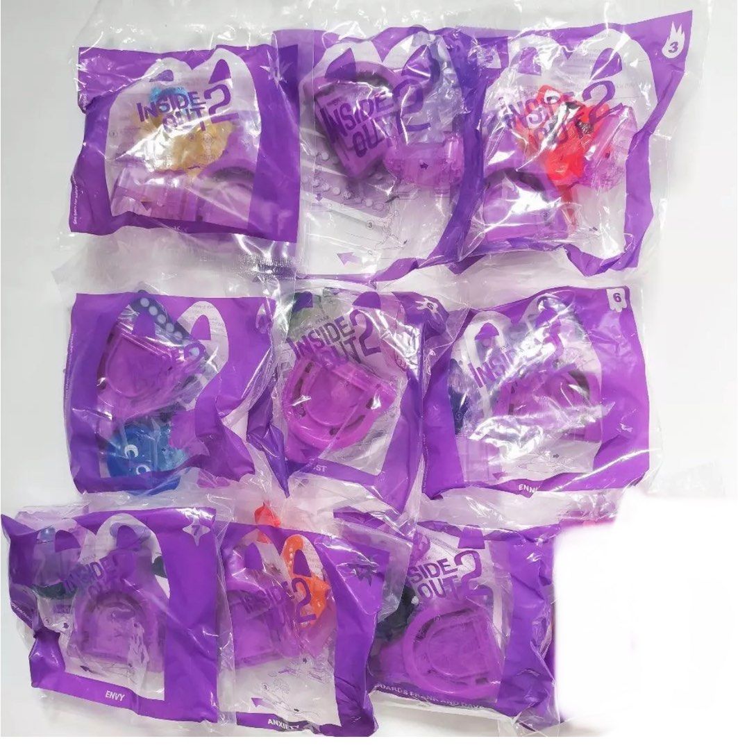 Disney Pixar Inside out 2 USA McDonald’s Disgust Ennui Envy Anxiety ...